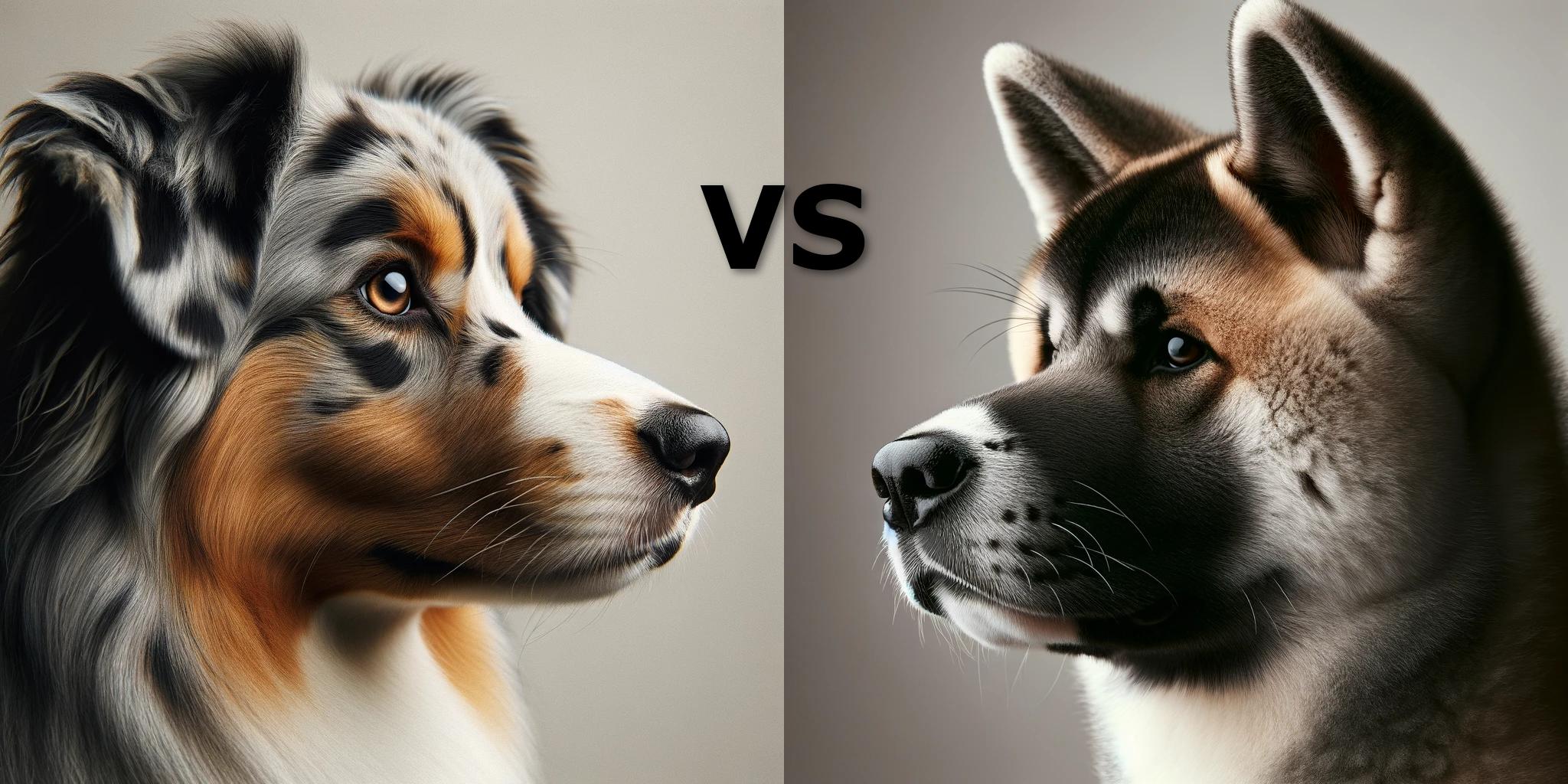 Australian Shepherd vs Akita - My Dog Breeds