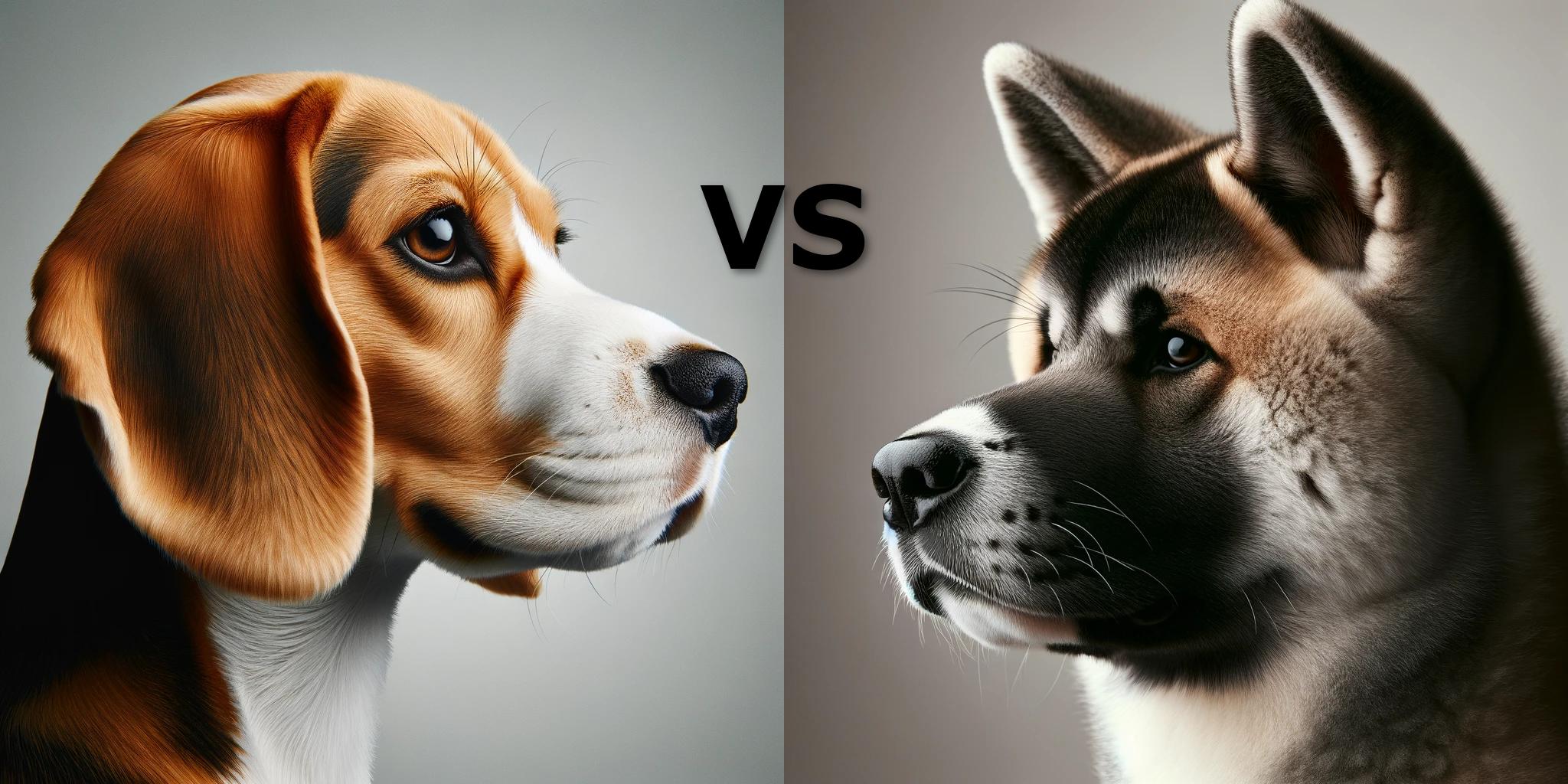 Beagle vs Akita - My Dog Breeds