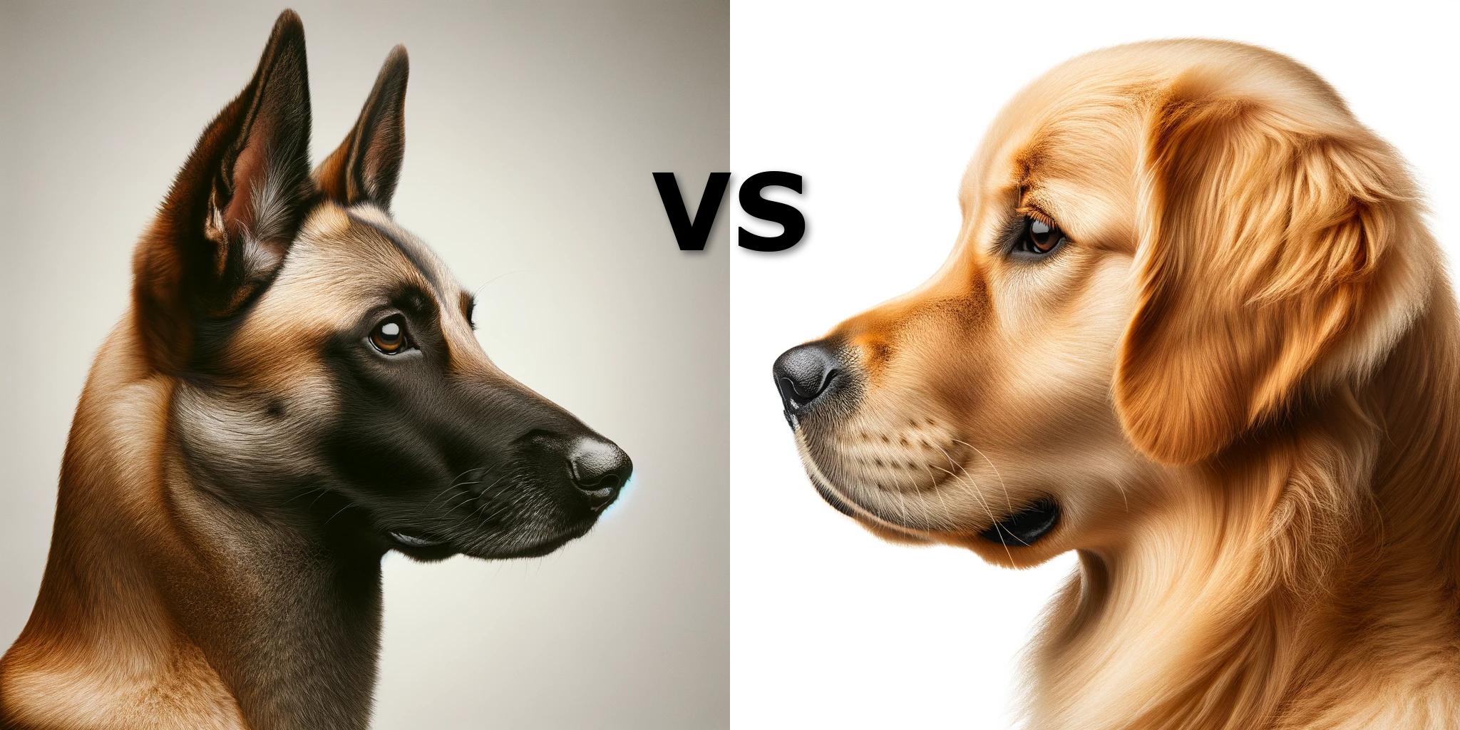 Belgian Malinois vs Golden Retriever - My Dog Breeds