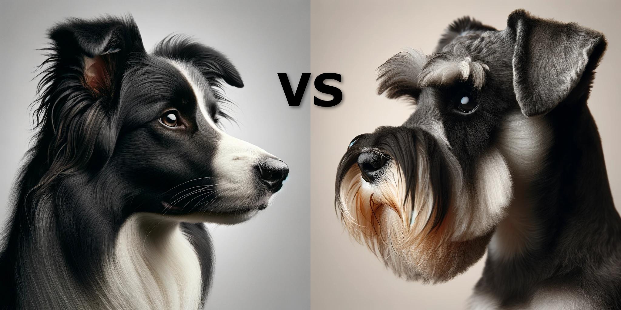 Border Collie vs Miniature Schnauzer - My Dog Breeds