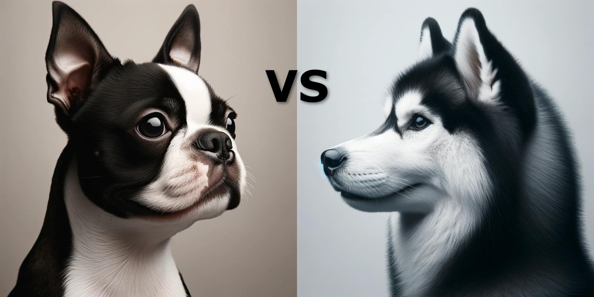 Boston Terrier vs Siberian Husky - My Dog Breeds