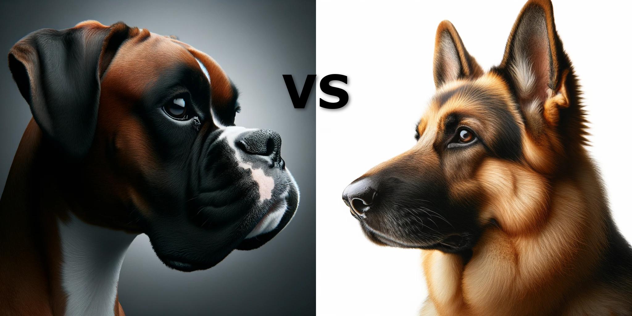 Boxer vs German Shepherd - My Dog Breeds