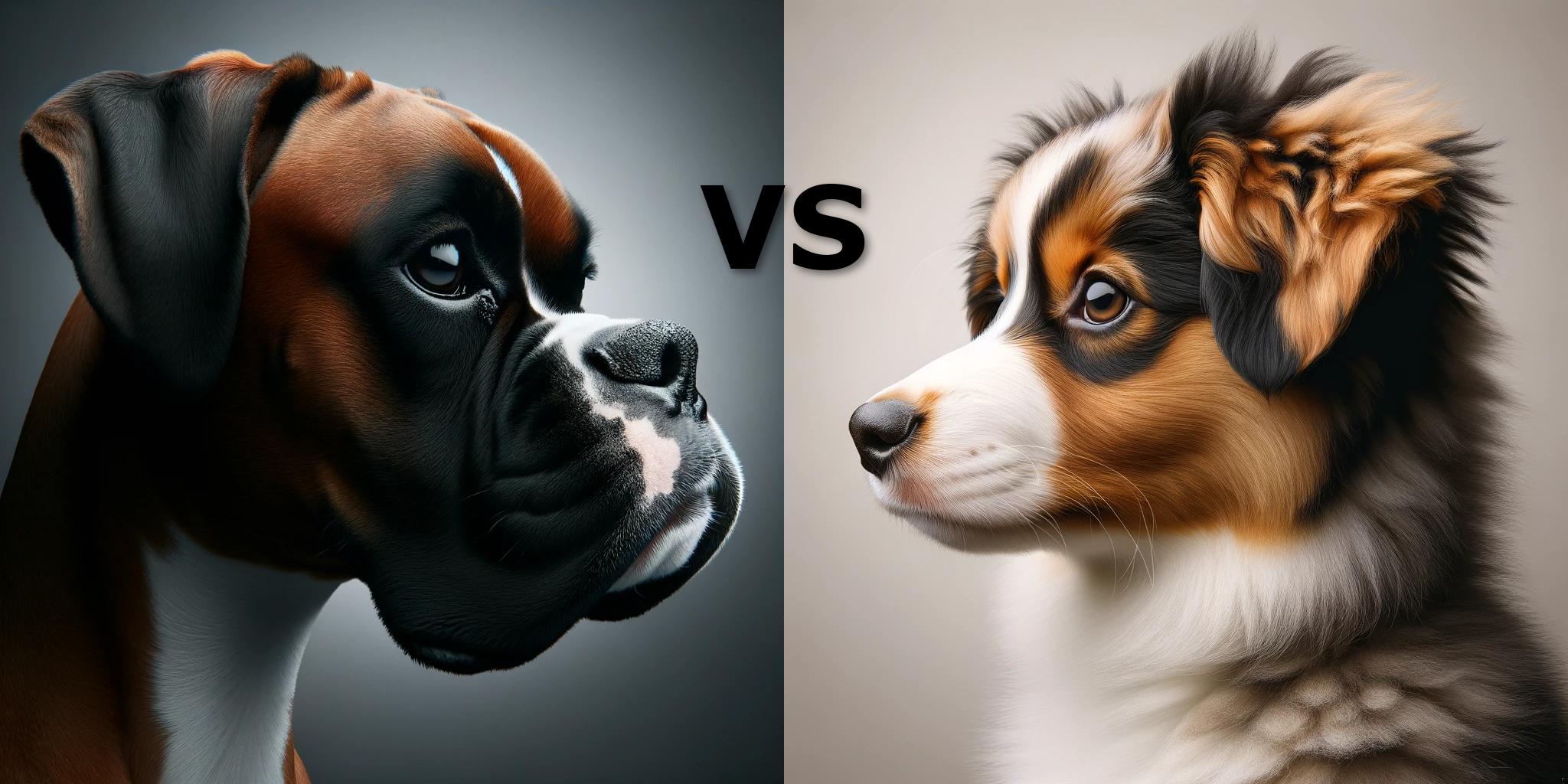 Boxer vs Miniature American Shepherd - My Dog Breeds