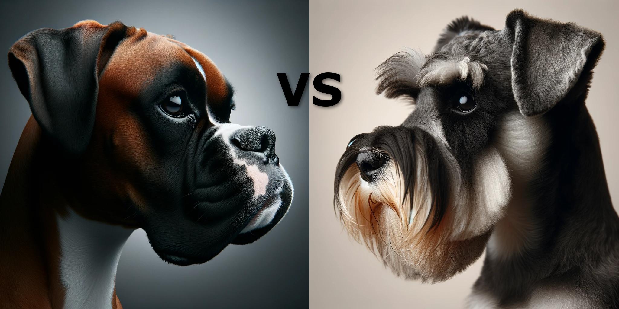 Boxer vs Miniature Schnauzer - My Dog Breeds