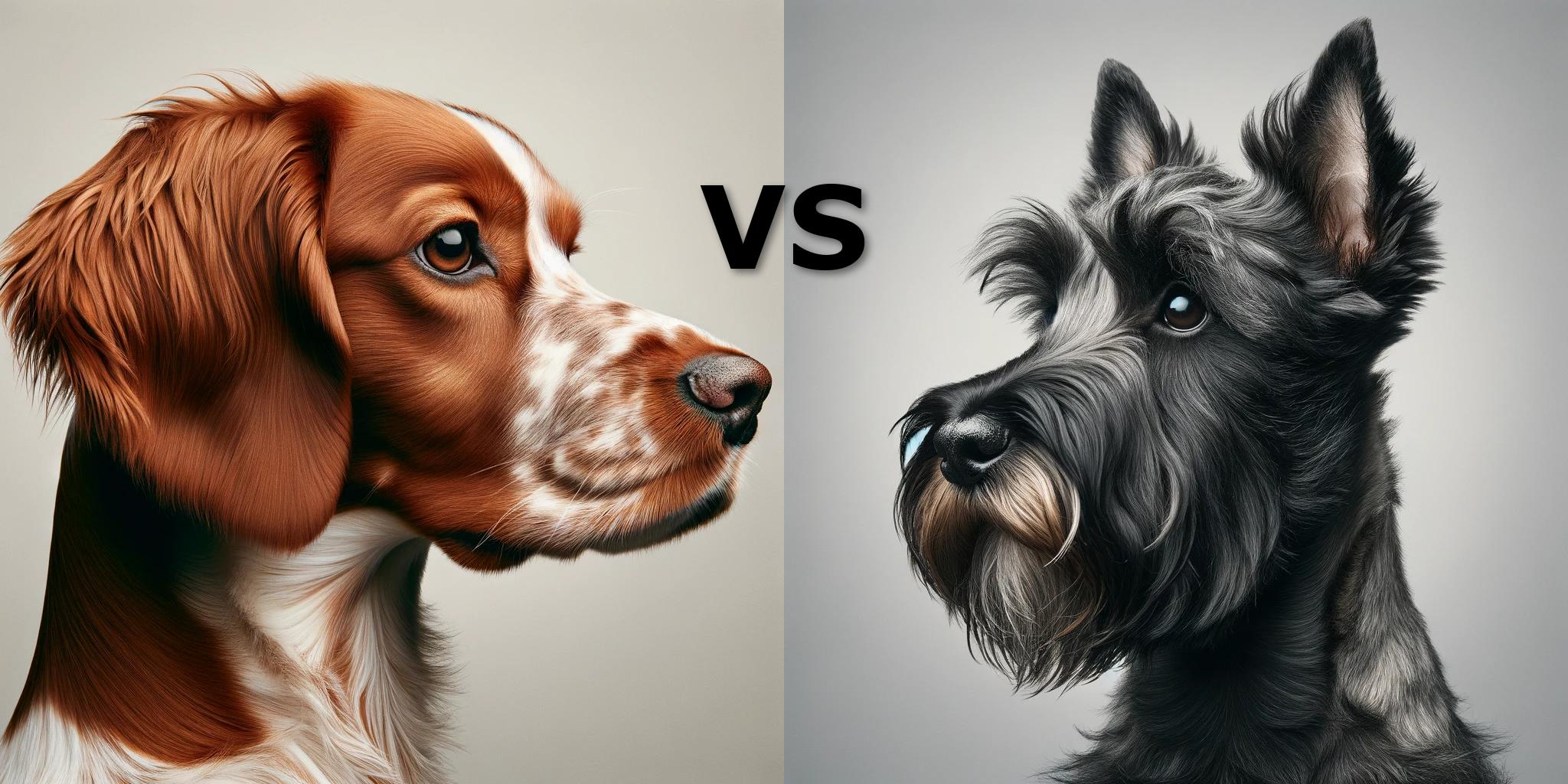 Brittany Spaniel vs Scottish Terrier - My Dog Breeds
