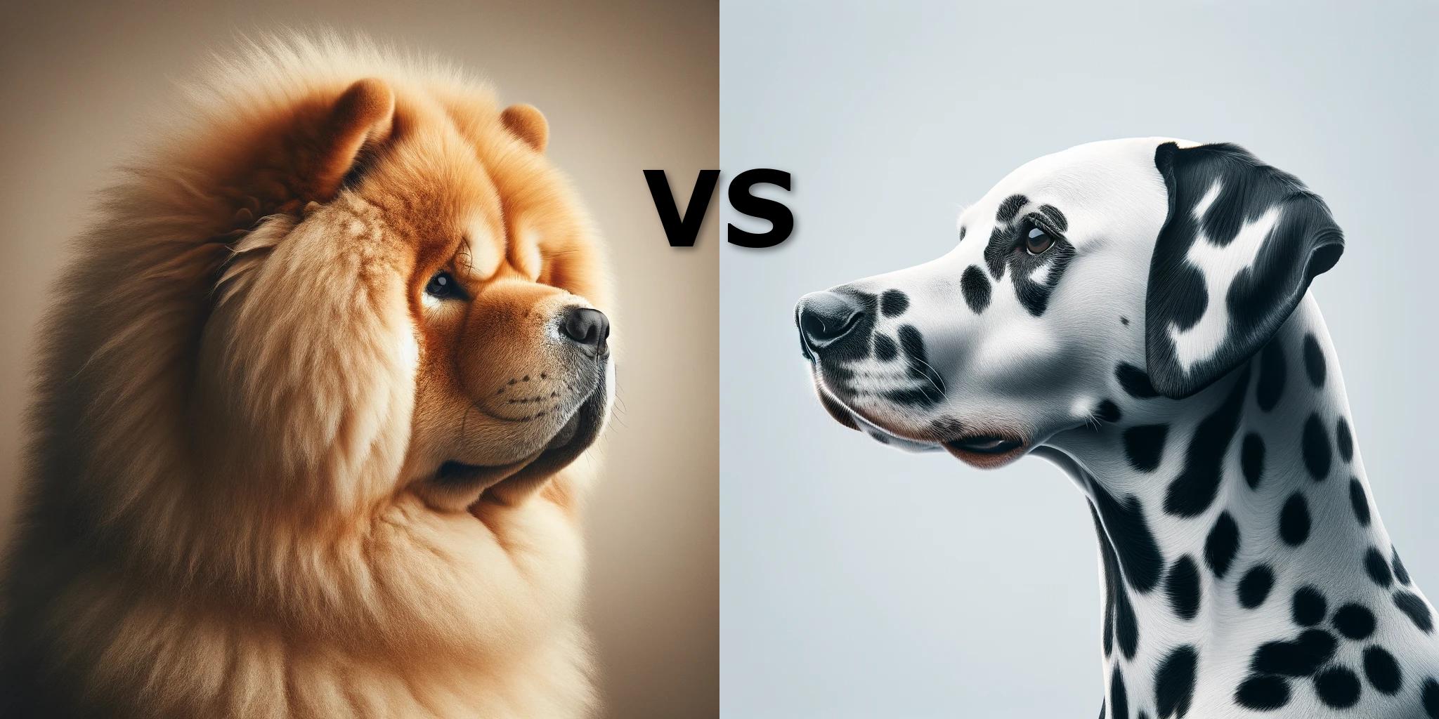 Chow Chow vs Dalmatian - My Dog Breeds