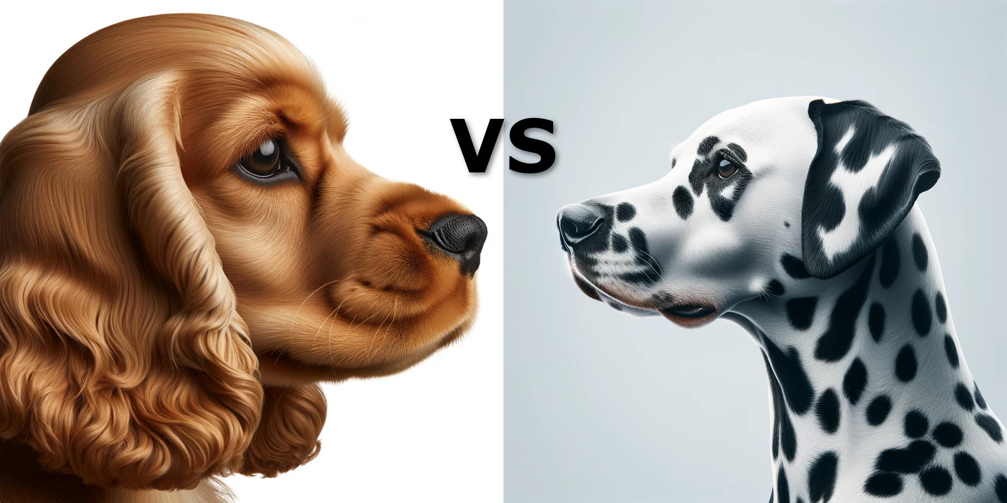 Cocker Spaniel vs Dalmatian - My Dog Breeds