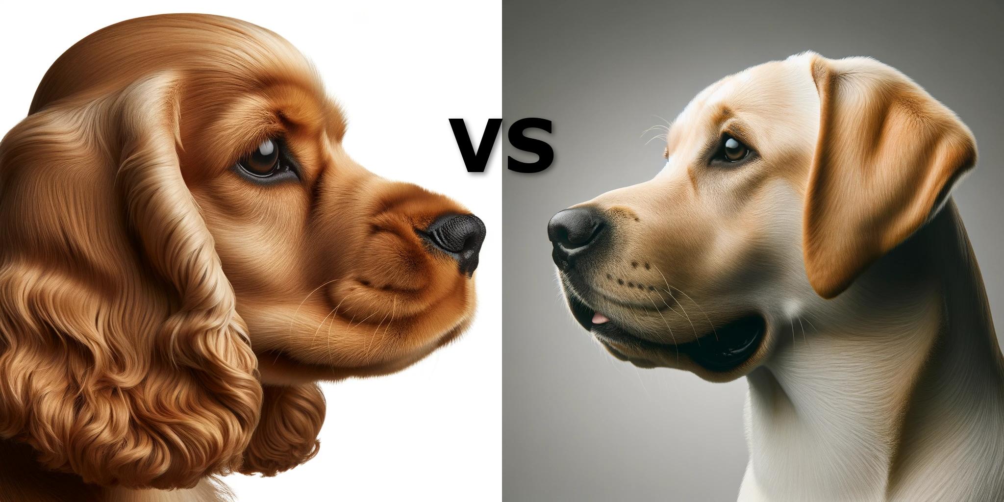 Cocker Spaniel vs Labrador Retriever - My Dog Breeds