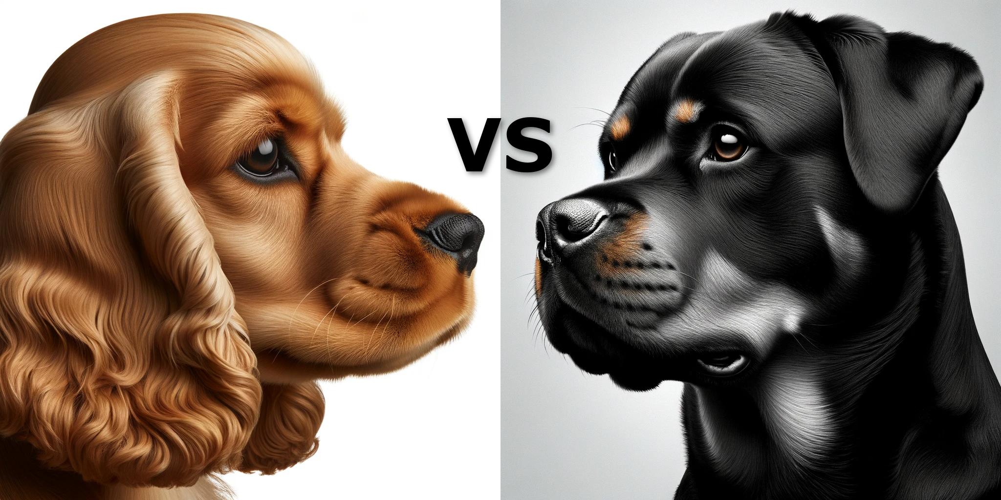 Cocker Spaniel vs Rottweiler - My Dog Breeds