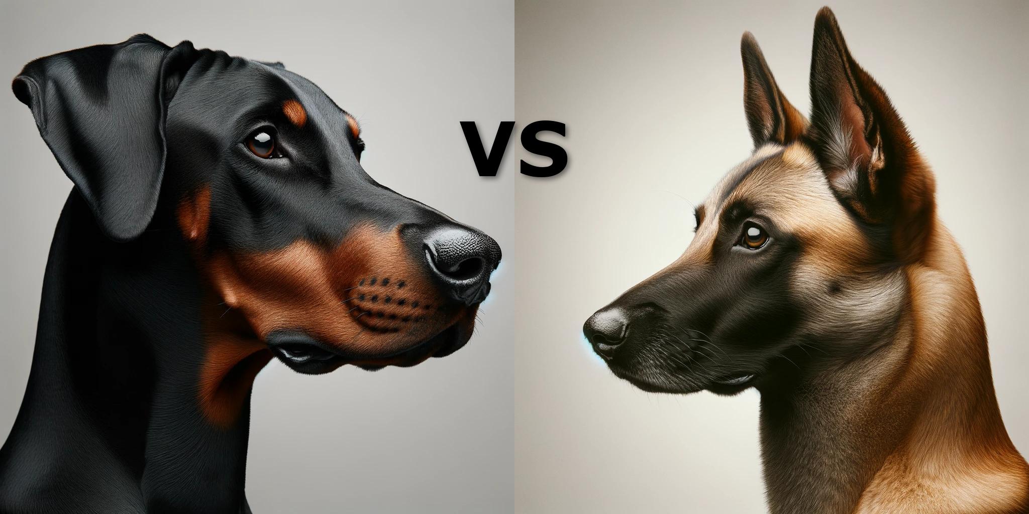 Doberman Pinscher vs Belgian Malinois - My Dog Breeds