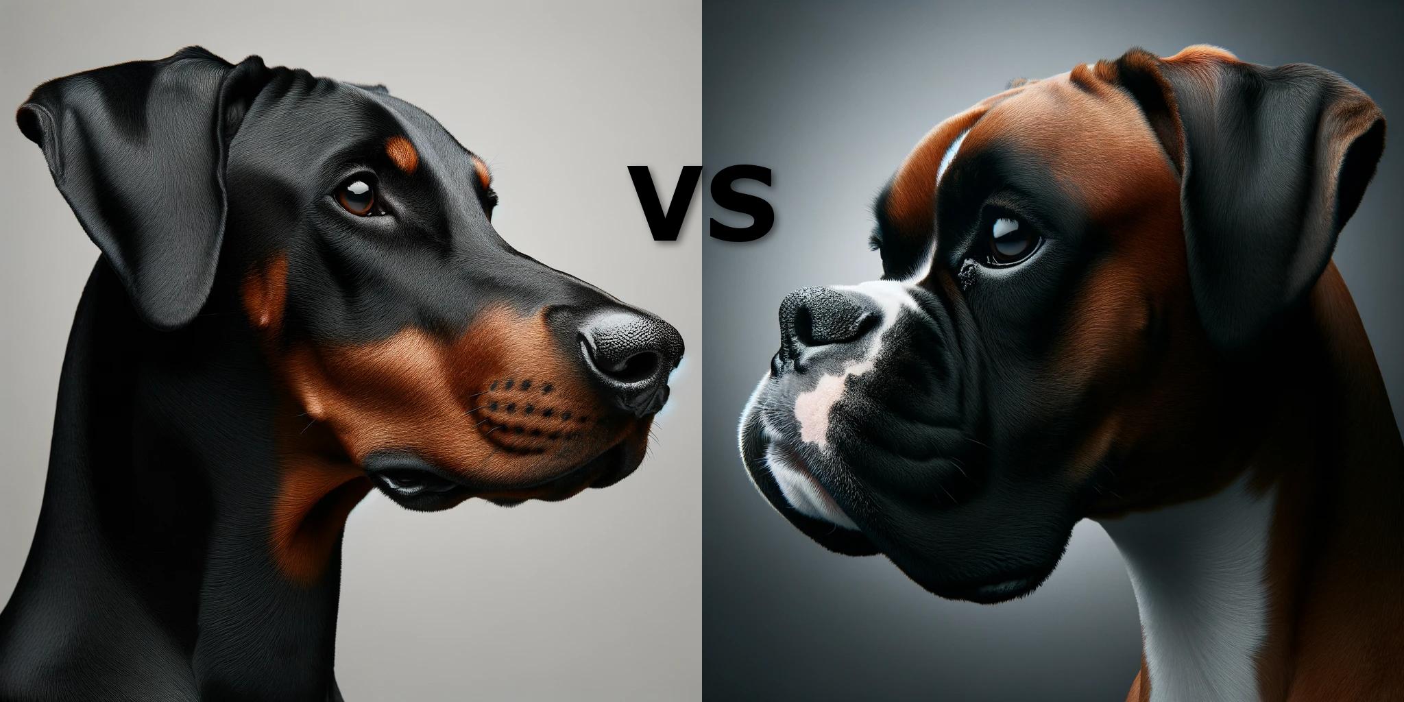 Doberman Pinscher vs Boxer - My Dog Breeds