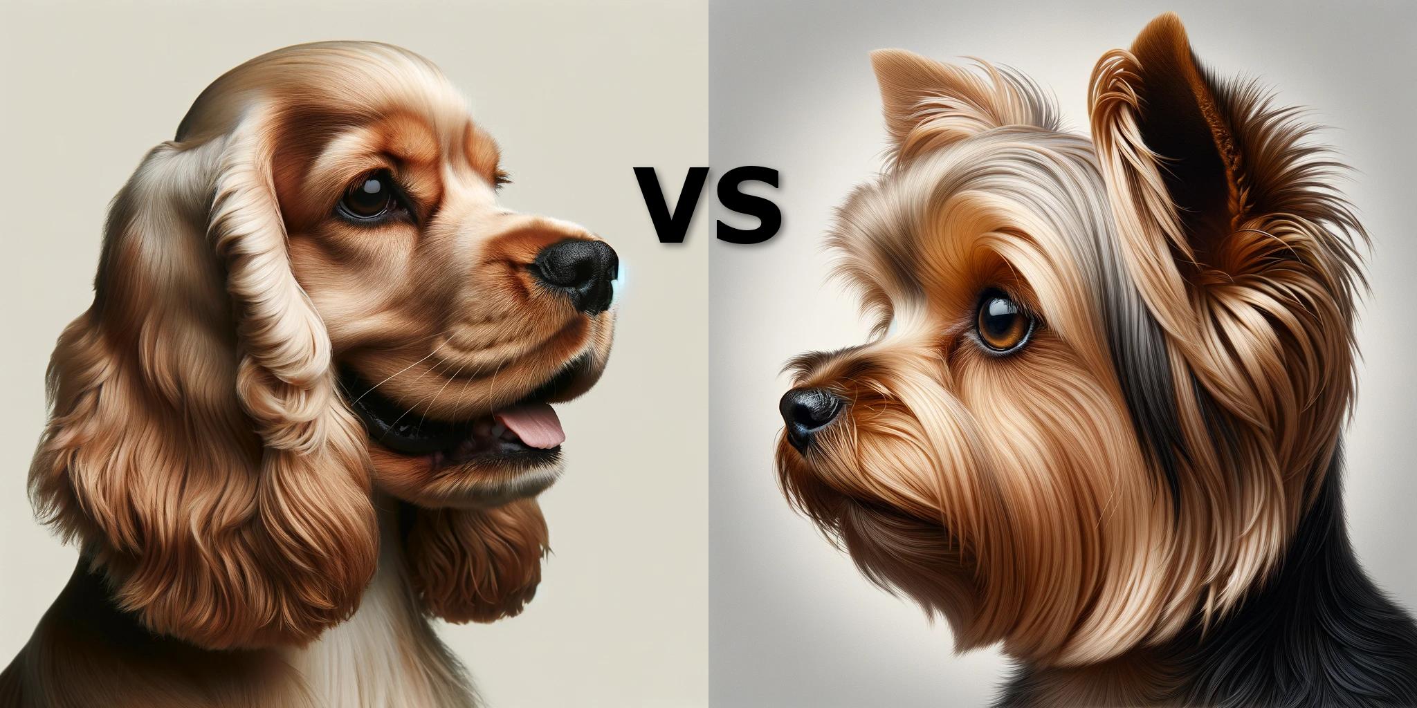 English Cocker Spaniel vs Yorkshire Terrier - My Dog Breeds