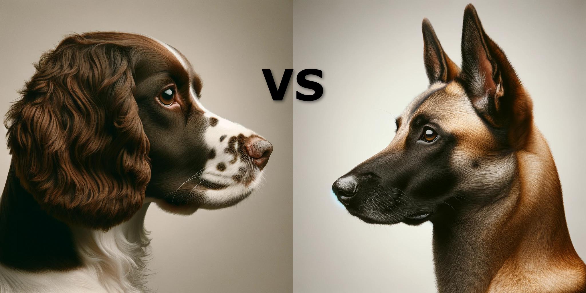 English Springer Spaniel vs Belgian Malinois - My Dog Breeds