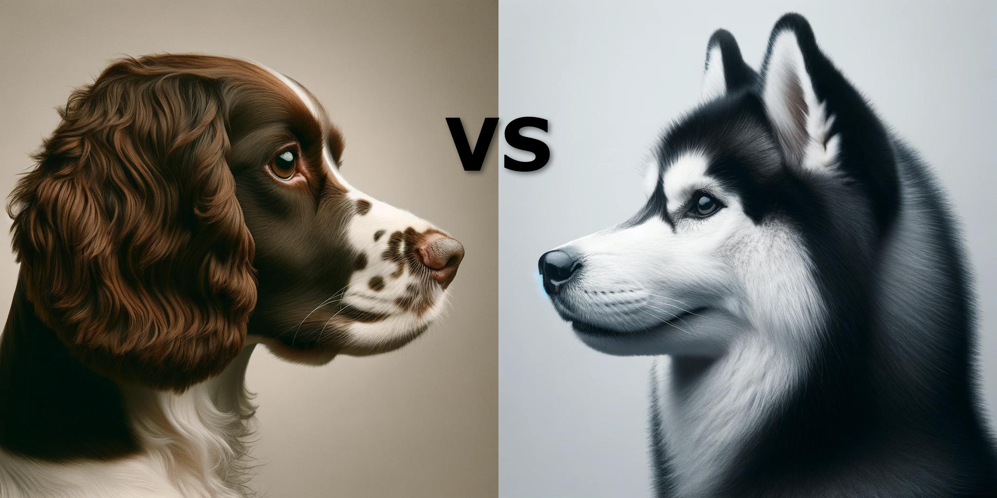 English Springer Spaniel vs Siberian Husky - My Dog Breeds