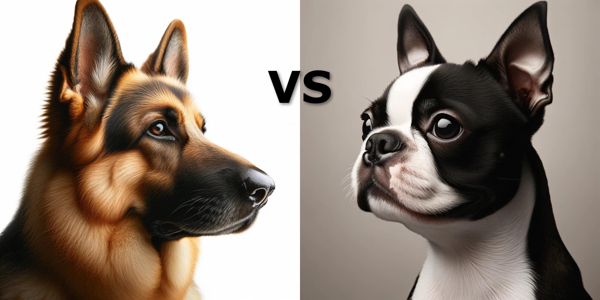 German Shepherd vs Boston Terrier - My Dog Breeds