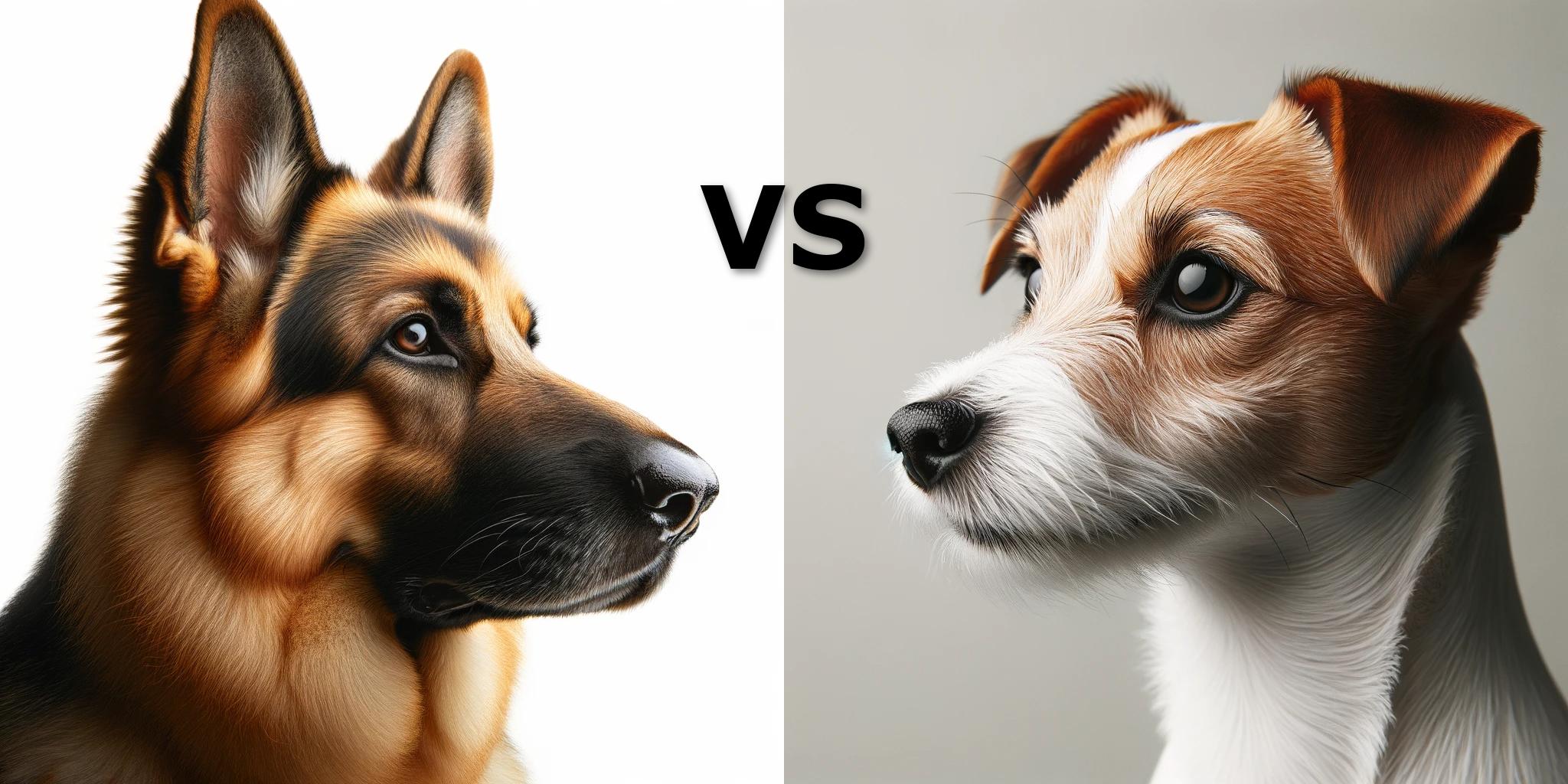 German Shepherd vs Jack Russell Terrier - My Dog Breeds