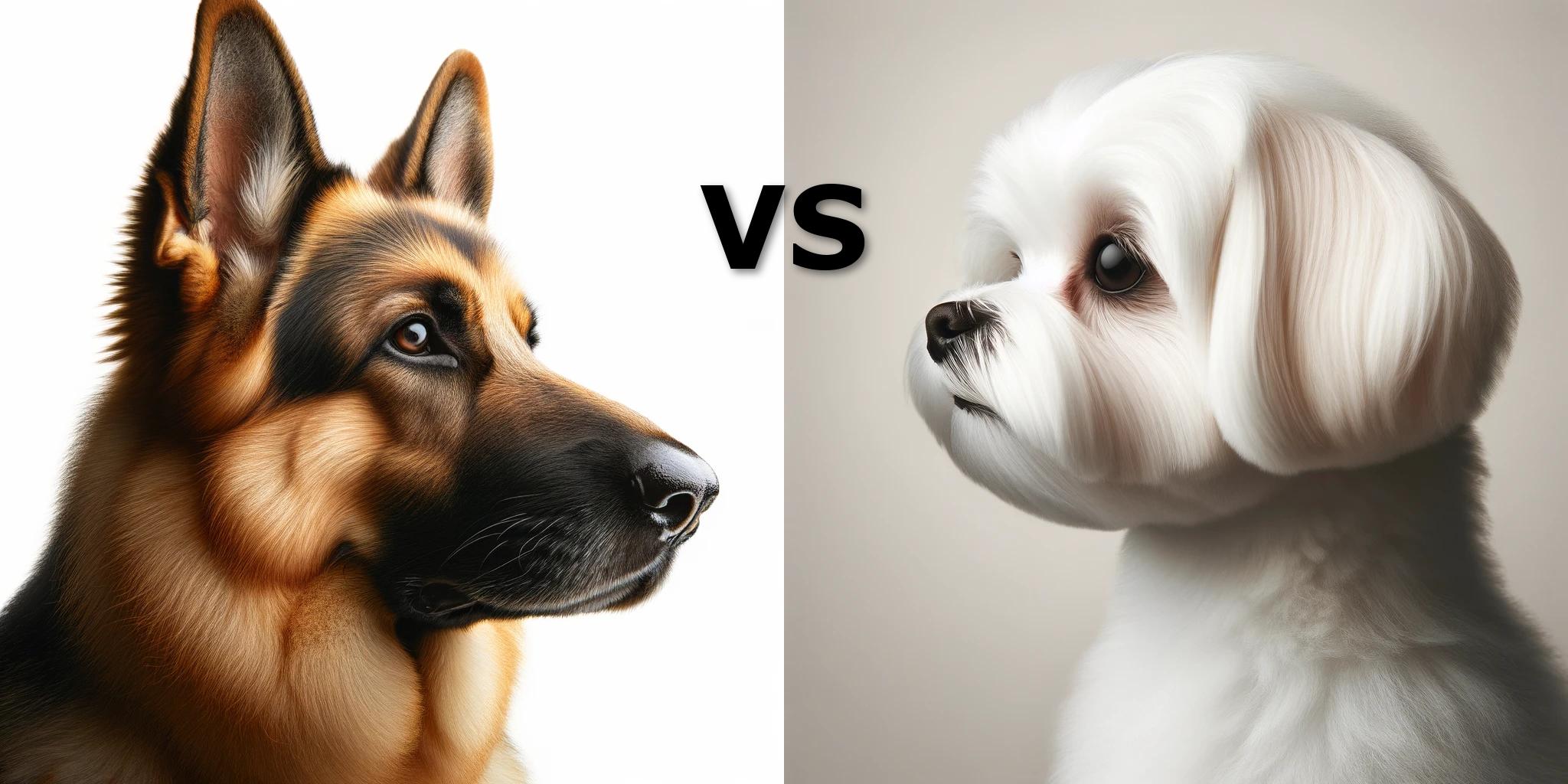 German Shepherd vs Maltese - My Dog Breeds