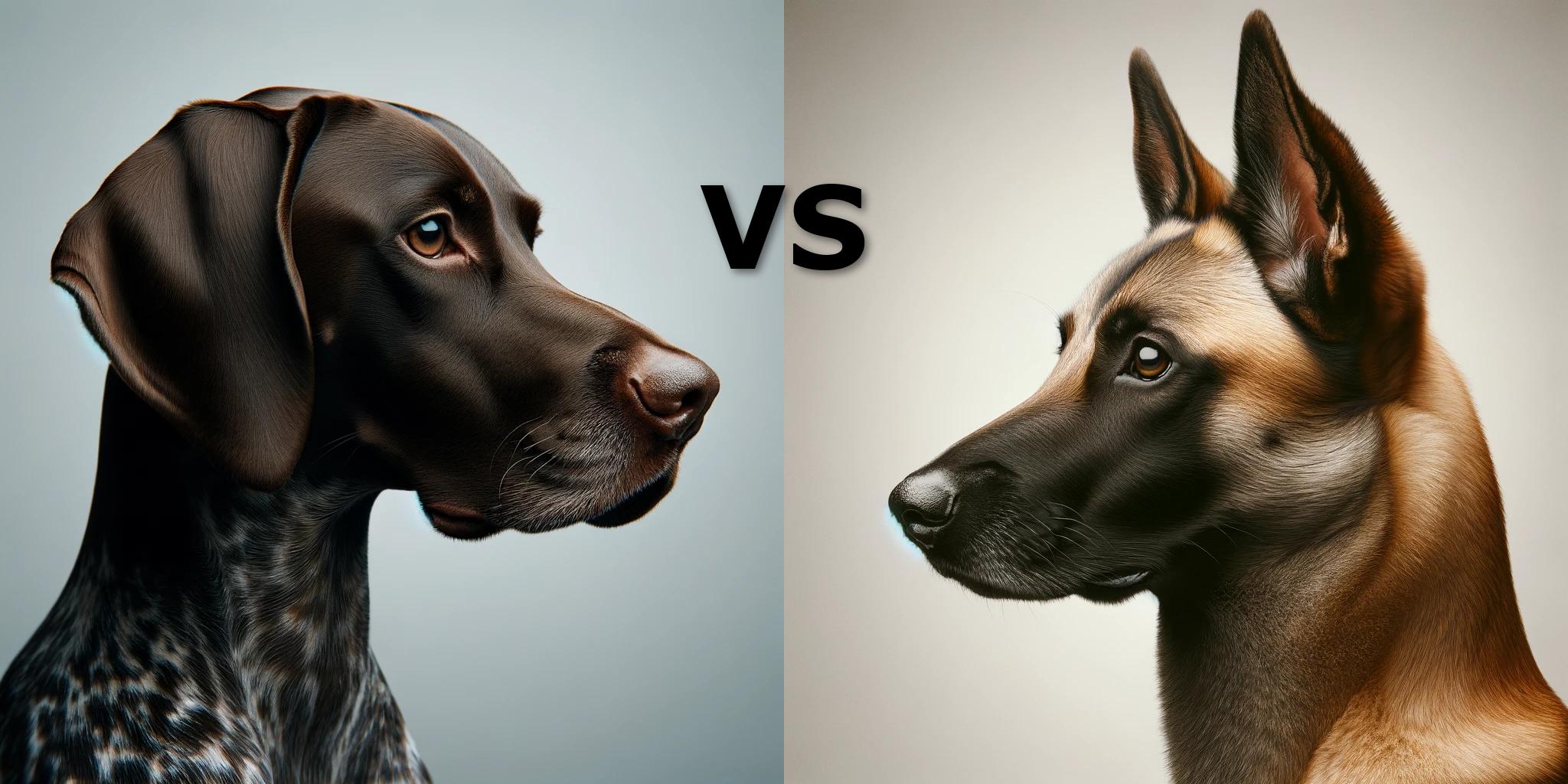 German Shorthaired Pointer vs Belgian Malinois - My Dog Breeds