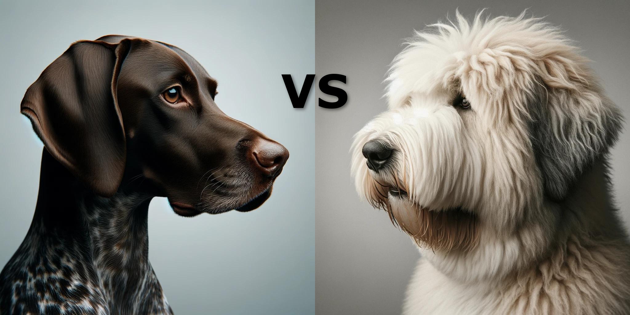 German Shorthaired Pointer vs Old English Sheepdog - My Dog Breeds