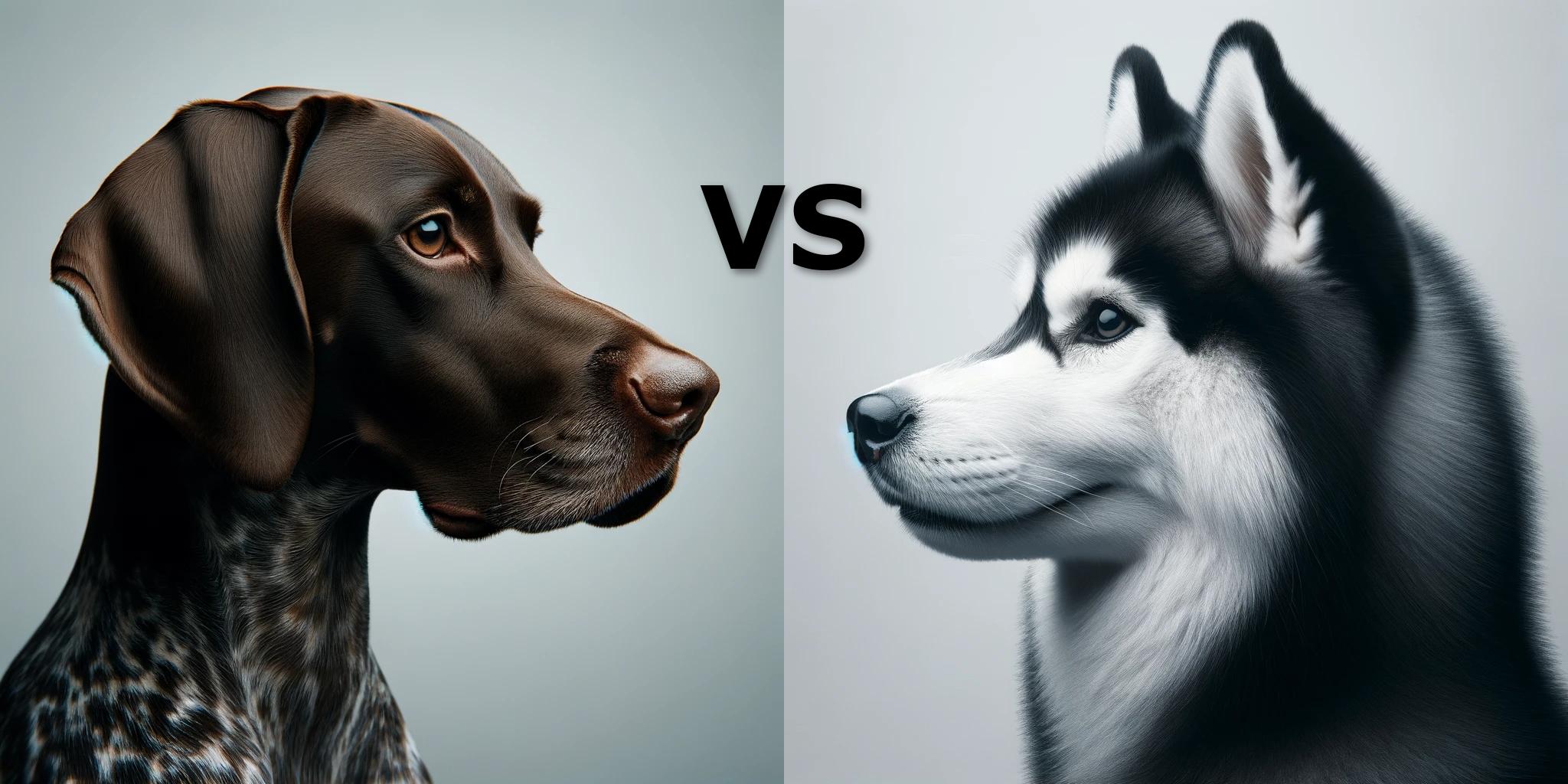 German Shorthaired Pointer vs Siberian Husky - My Dog Breeds
