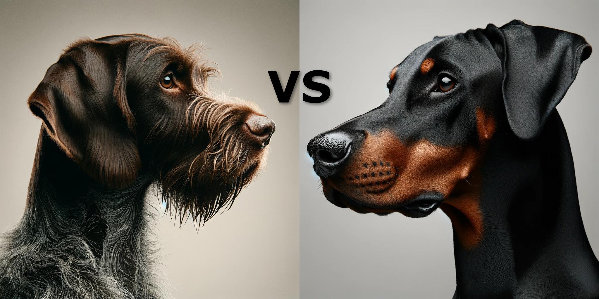 German Wirehaired Pointer vs Doberman Pinscher - My Dog Breeds