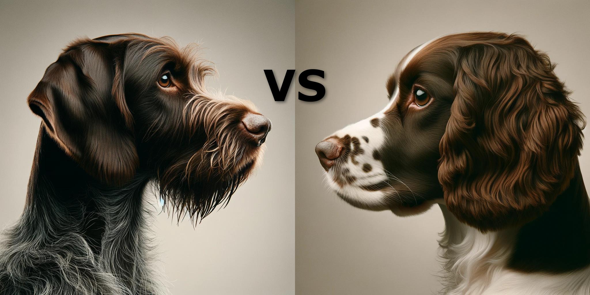 German Wirehaired Pointer vs English Springer Spaniel - My Dog Breeds