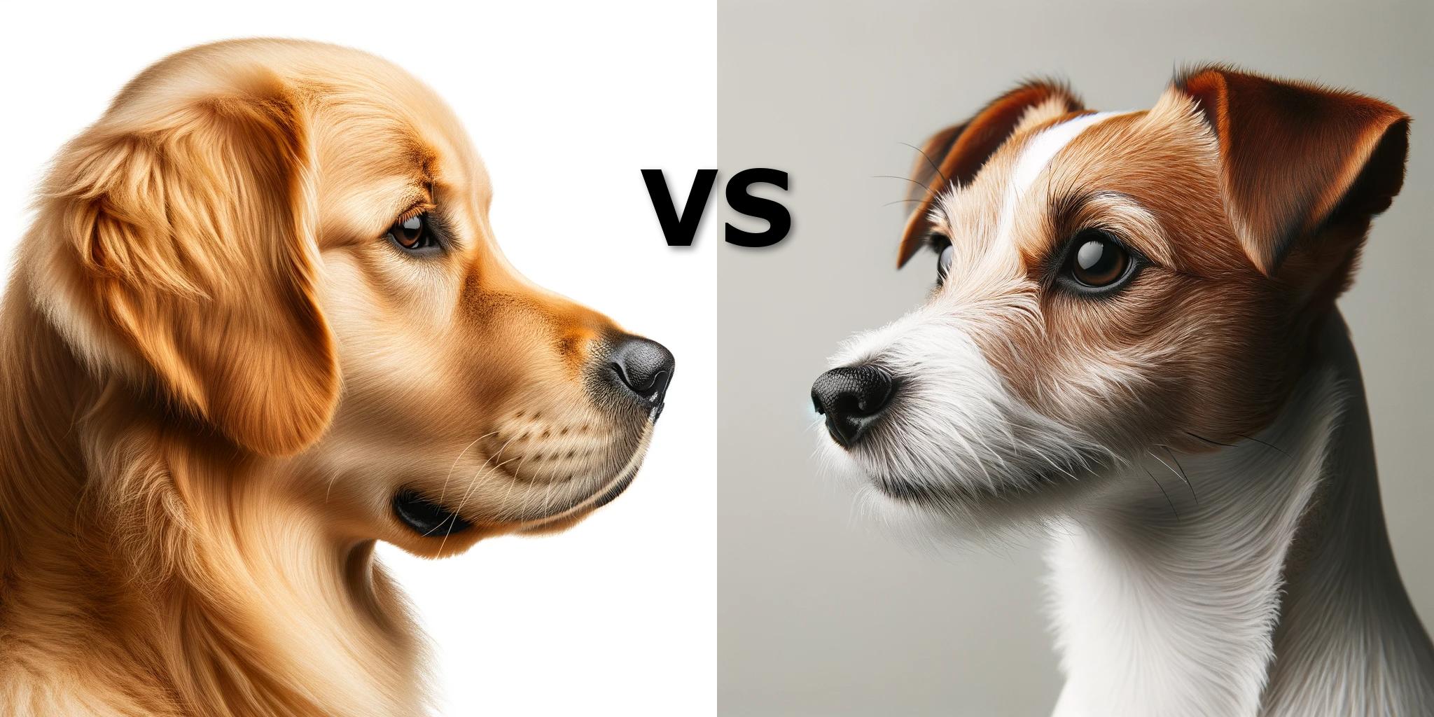 Golden Retriever vs Jack Russell Terrier - My Dog Breeds