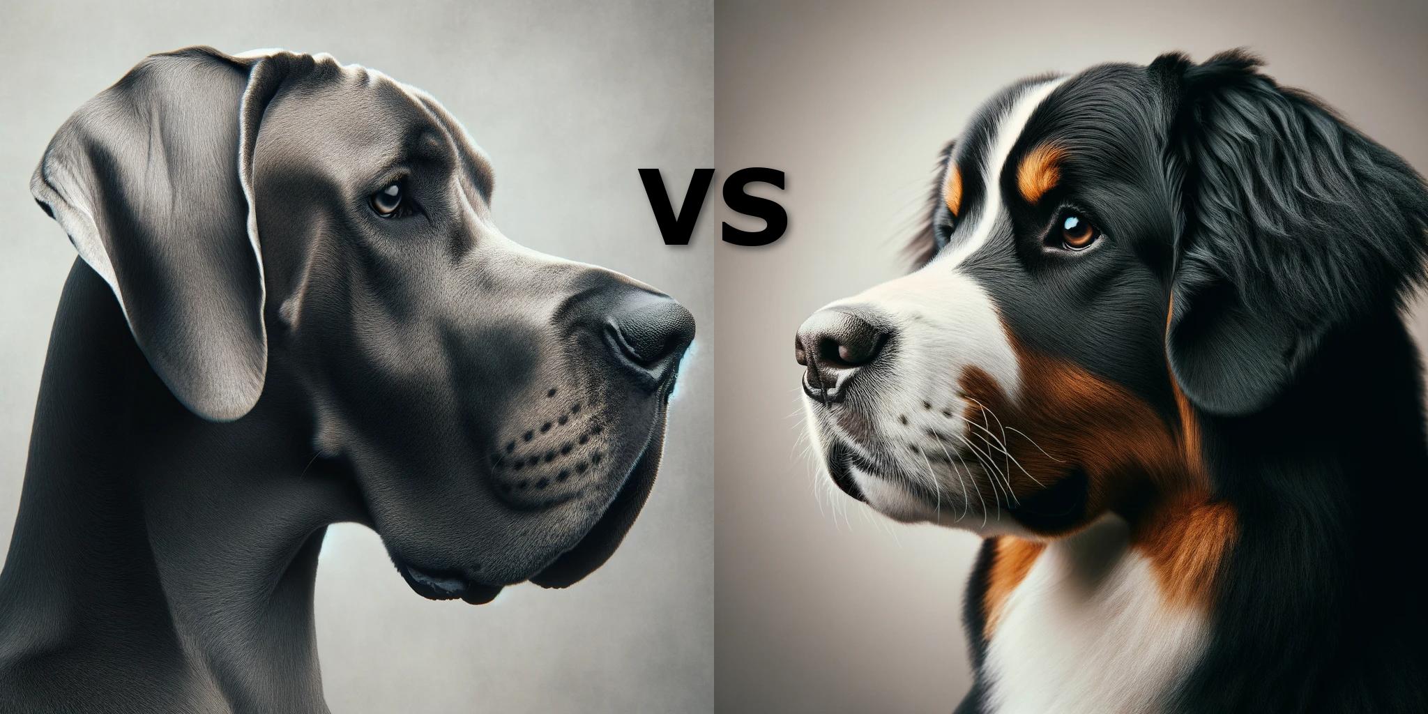 Great Dane vs Bernese Mountain Dog - My Dog Breeds