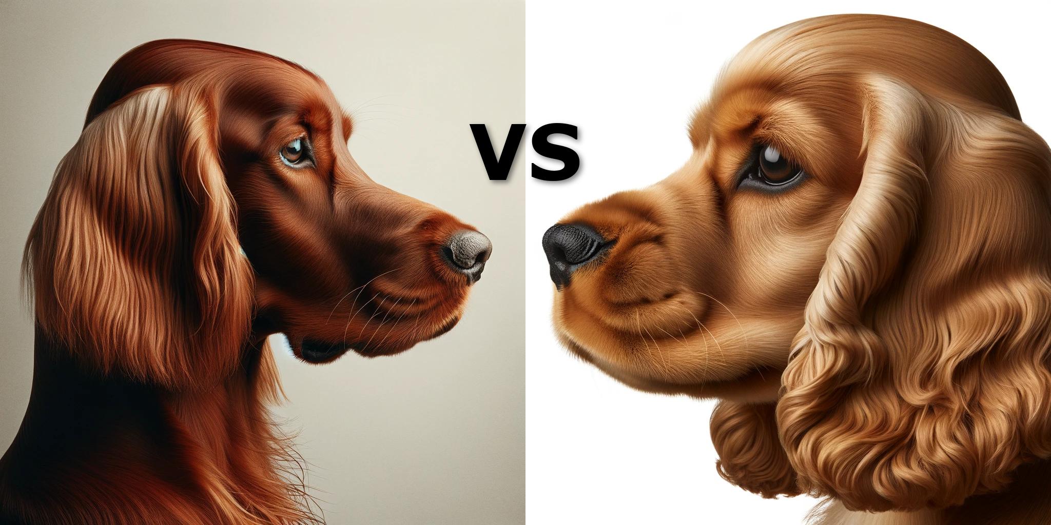 Irish Setter vs Cocker Spaniel - My Dog Breeds