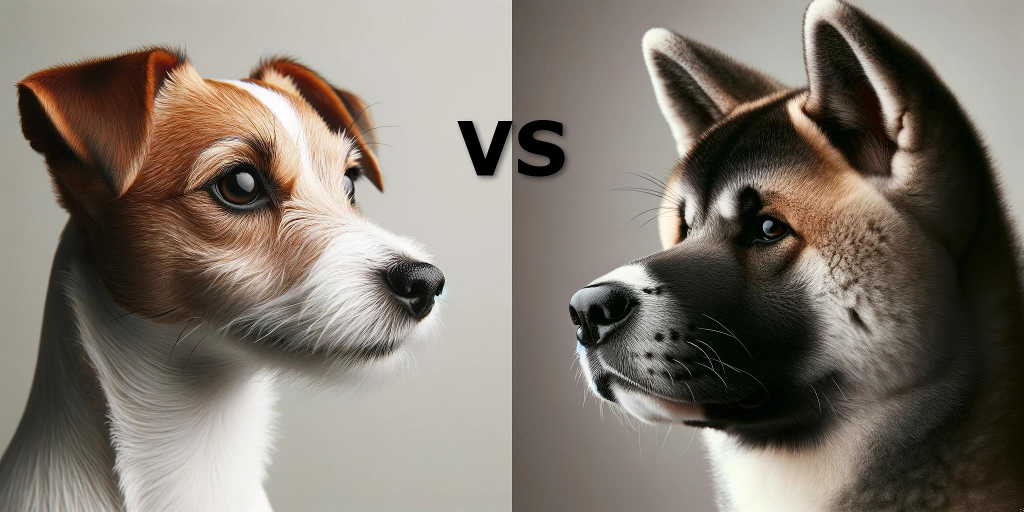 Jack Russell Terrier vs Akita - My Dog Breeds