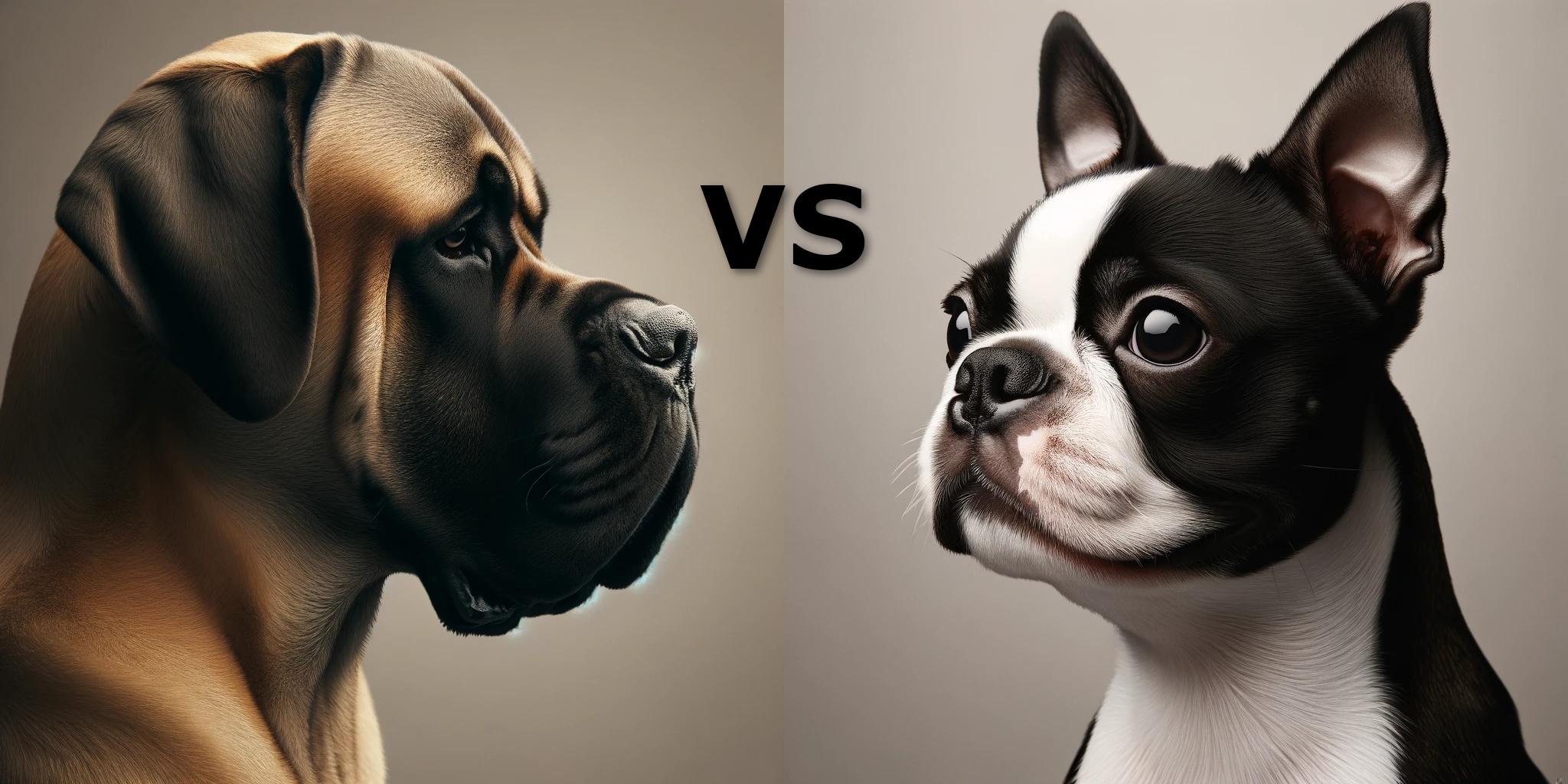 Mastiff vs Boston Terrier - My Dog Breeds