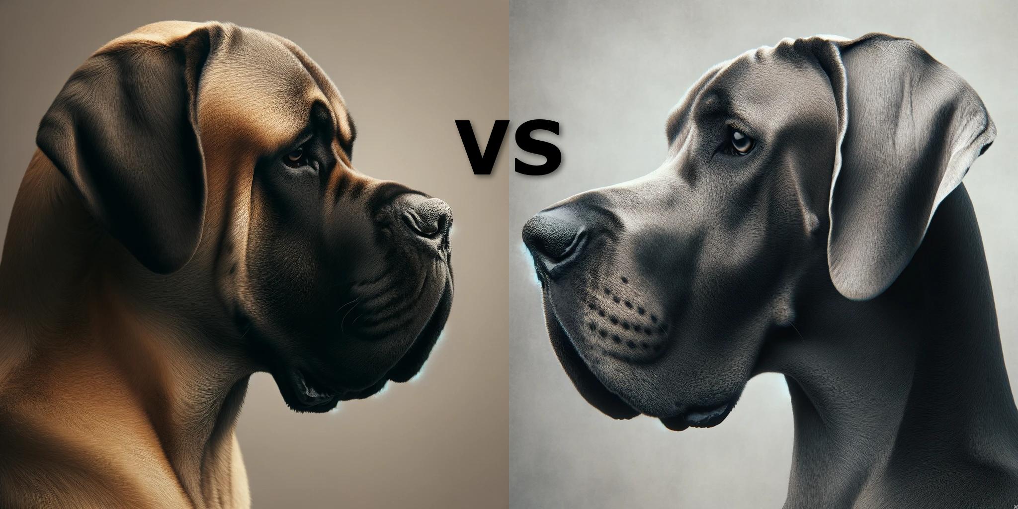 Mastiff vs Great Dane - My Dog Breeds