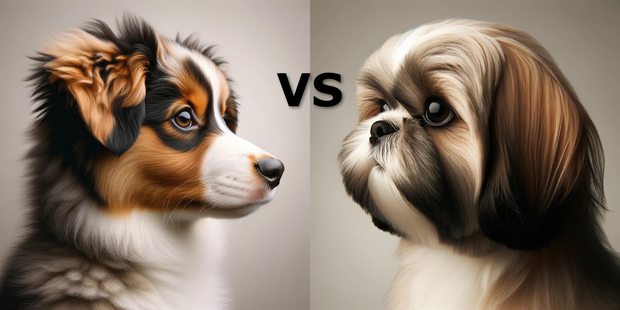 Miniature American Shepherd vs Shih Tzu - My Dog Breeds