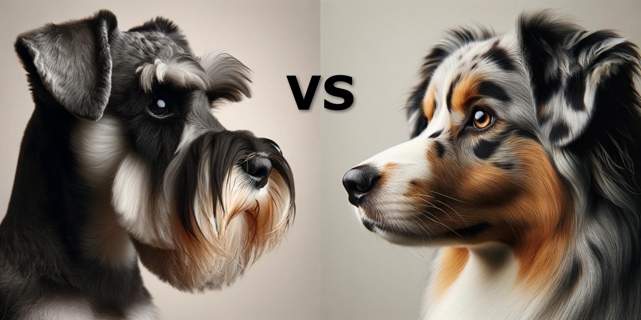 Miniature Schnauzer vs Australian Shepherd - My Dog Breeds
