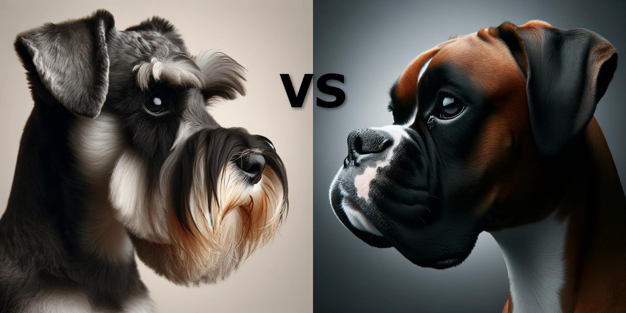 Miniature Schnauzer vs Boxer - My Dog Breeds