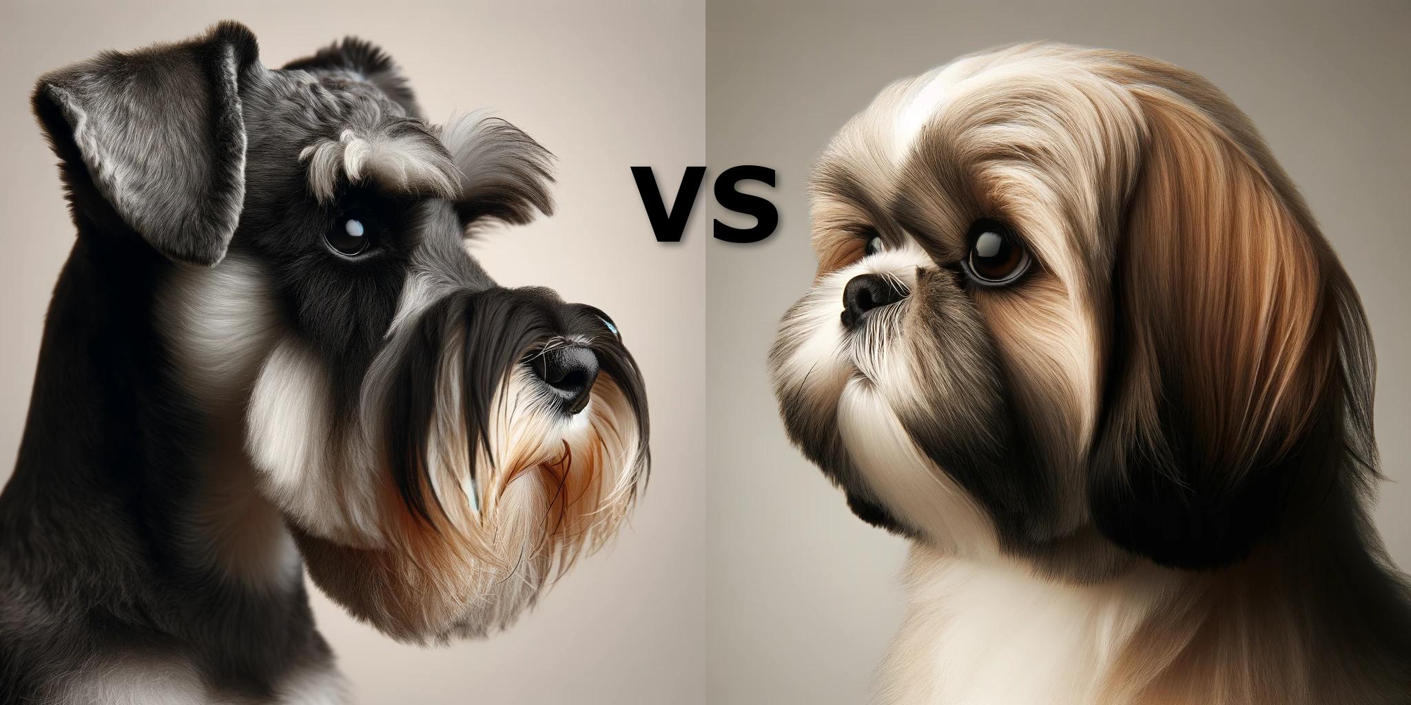 Miniature Schnauzer vs Shih Tzu - My Dog Breeds