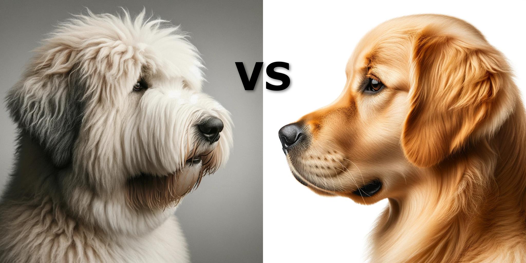 Old English Sheepdog vs Golden Retriever - My Dog Breeds