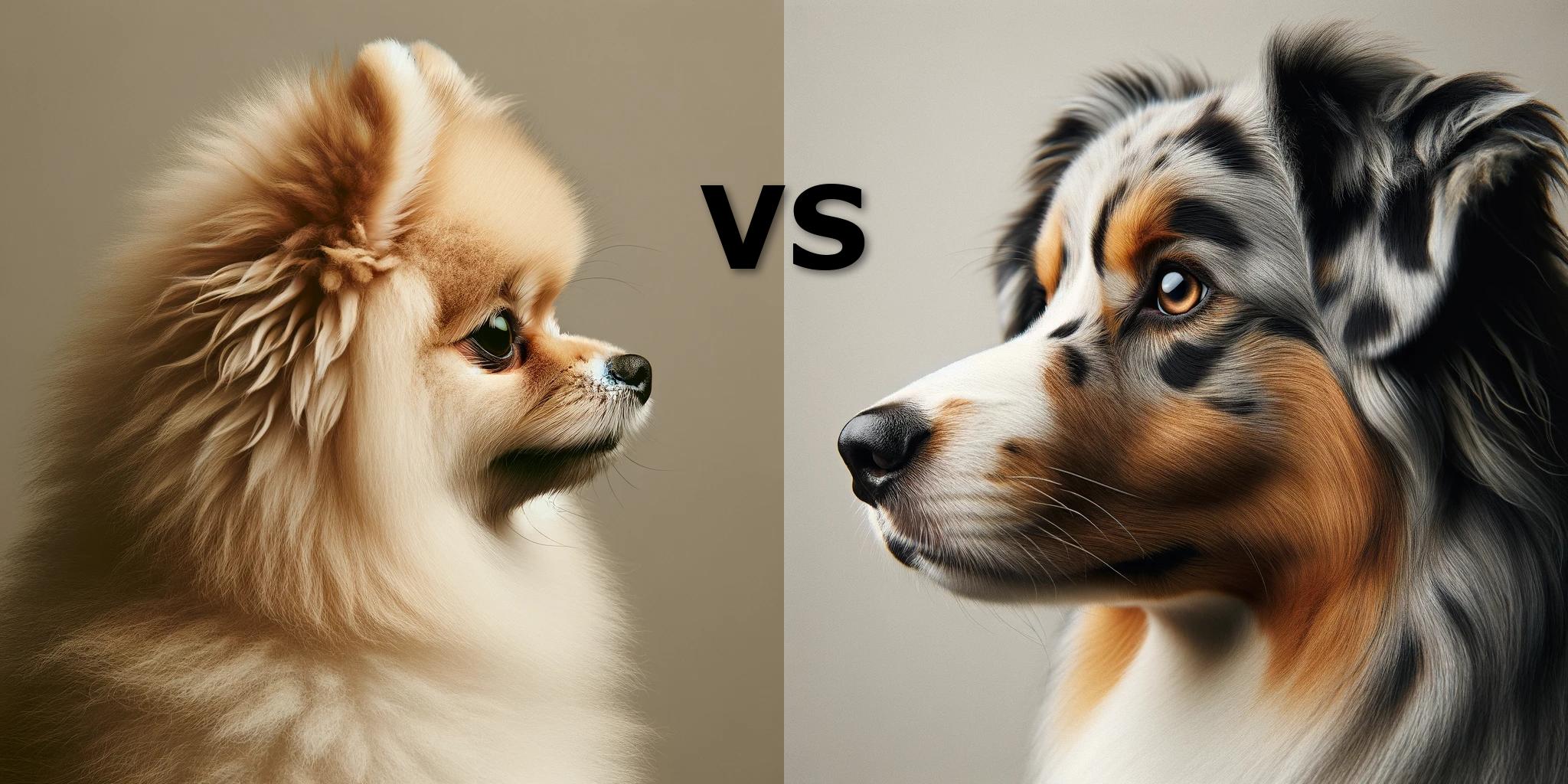 Pomeranian vs Australian Shepherd - My Dog Breeds