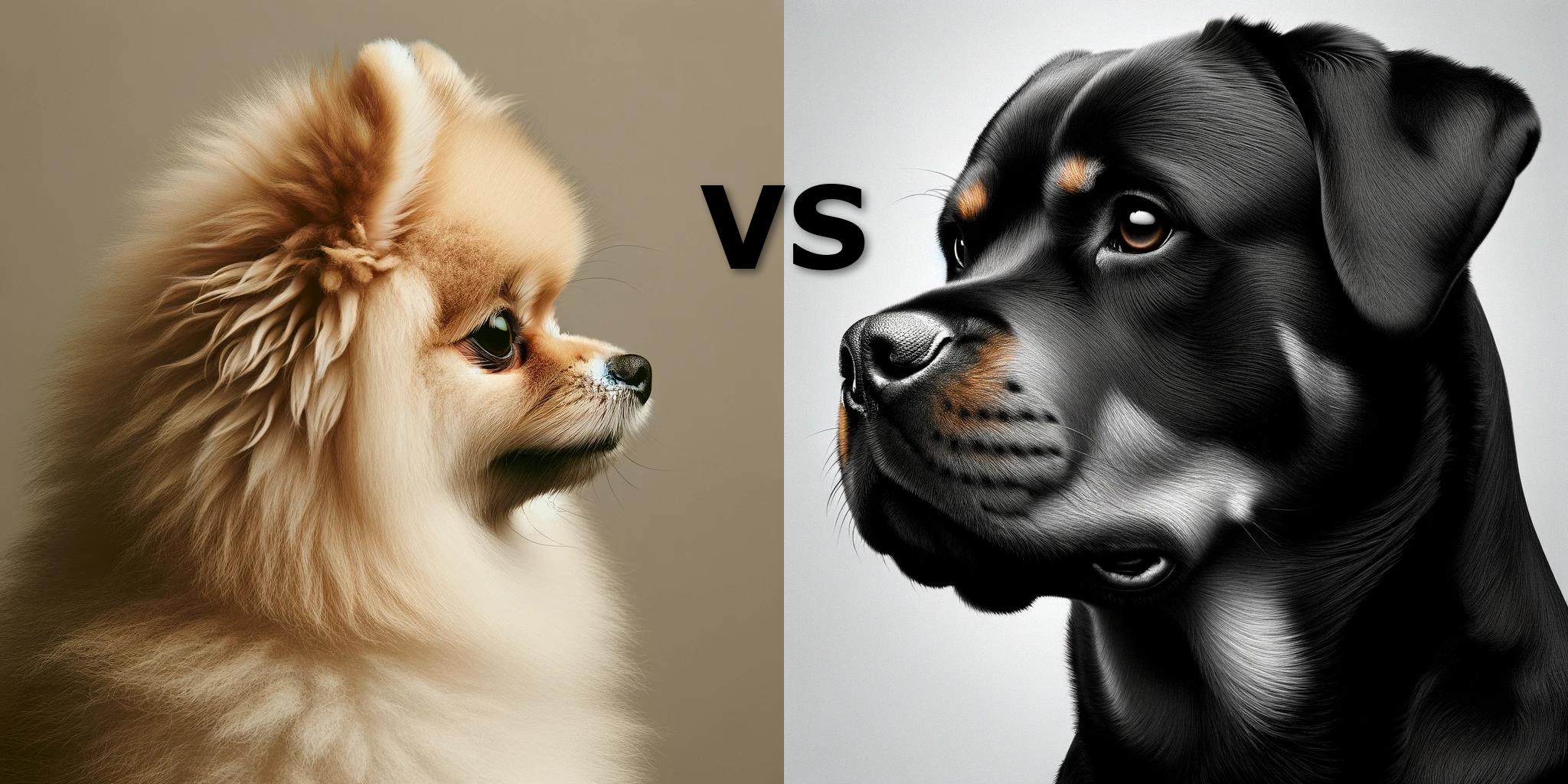 Pomeranian vs Rottweiler - My Dog Breeds