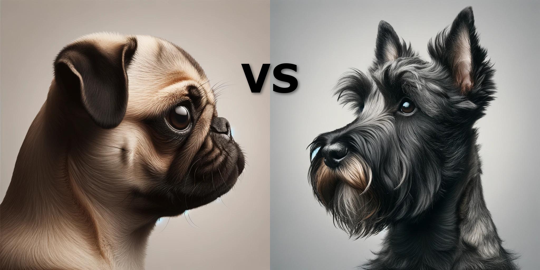 Pug vs Scottish Terrier - My Dog Breeds