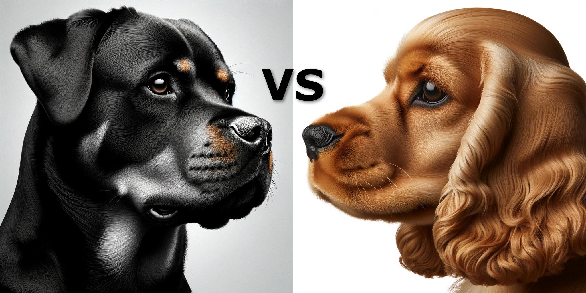 Rottweiler vs Cocker Spaniel - My Dog Breeds