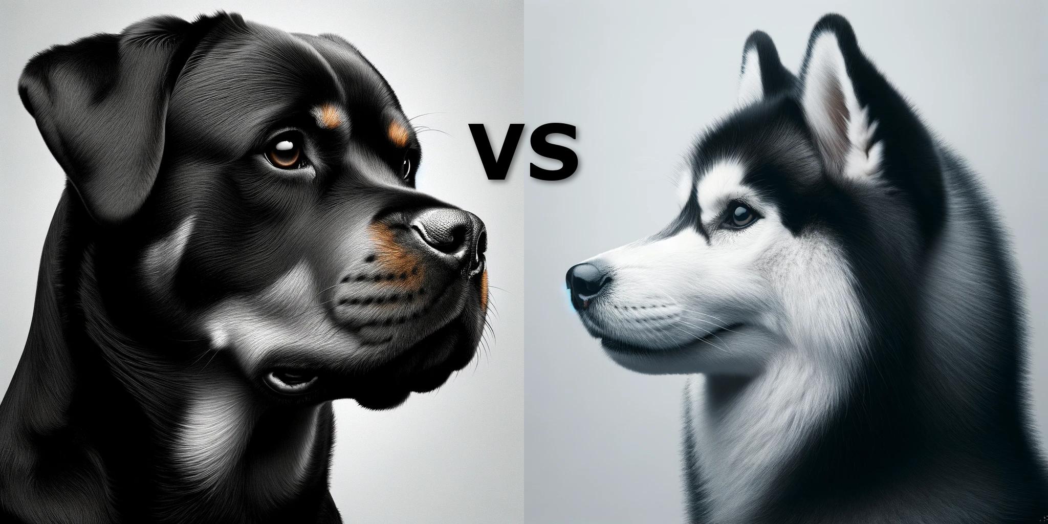 Rottweiler vs Siberian Husky - My Dog Breeds