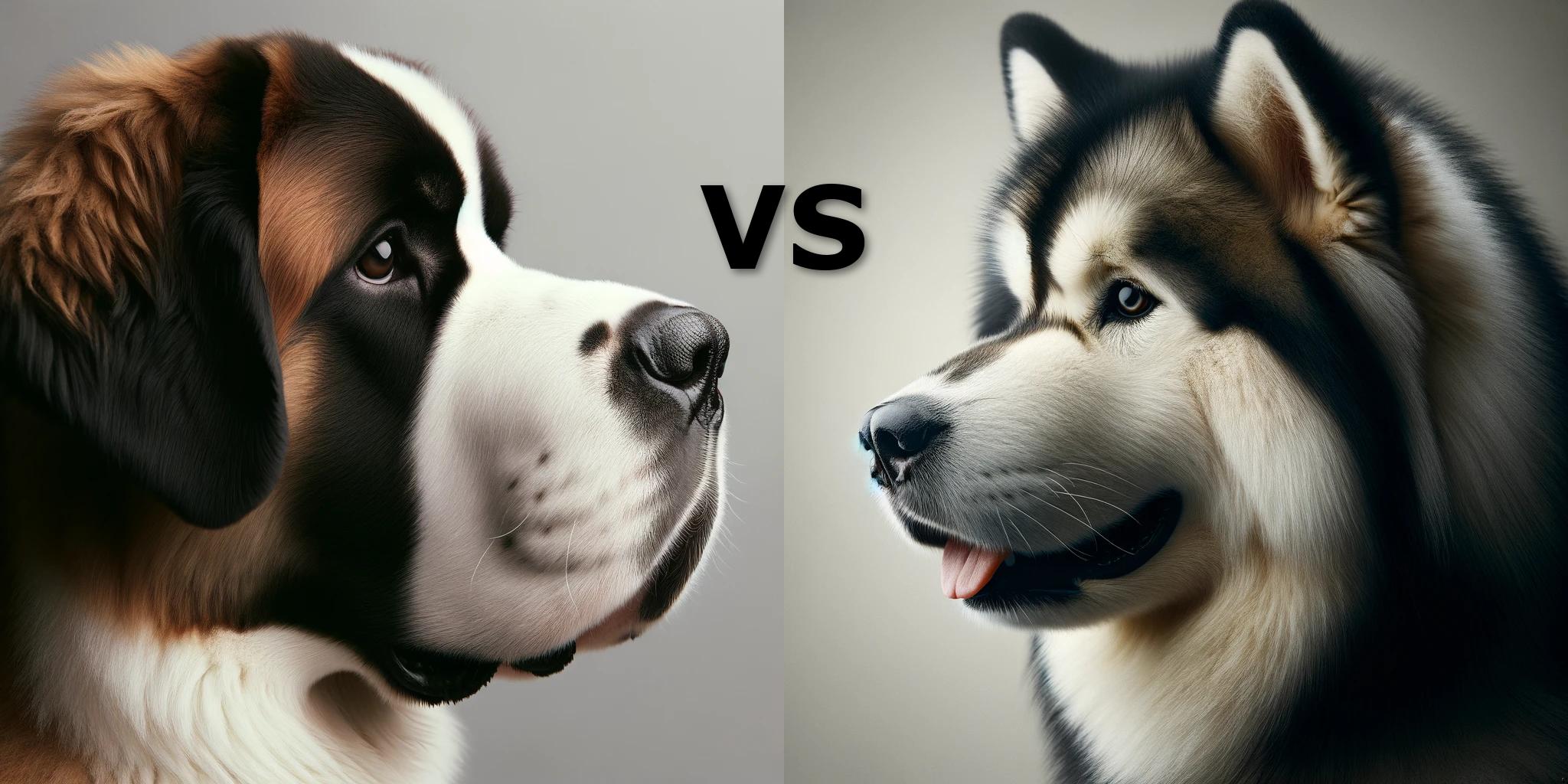 Saint Bernard vs Alaskan Malamute - My Dog Breeds