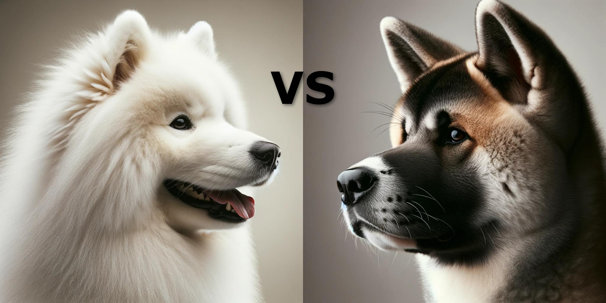 Samoyed vs Akita - My Dog Breeds