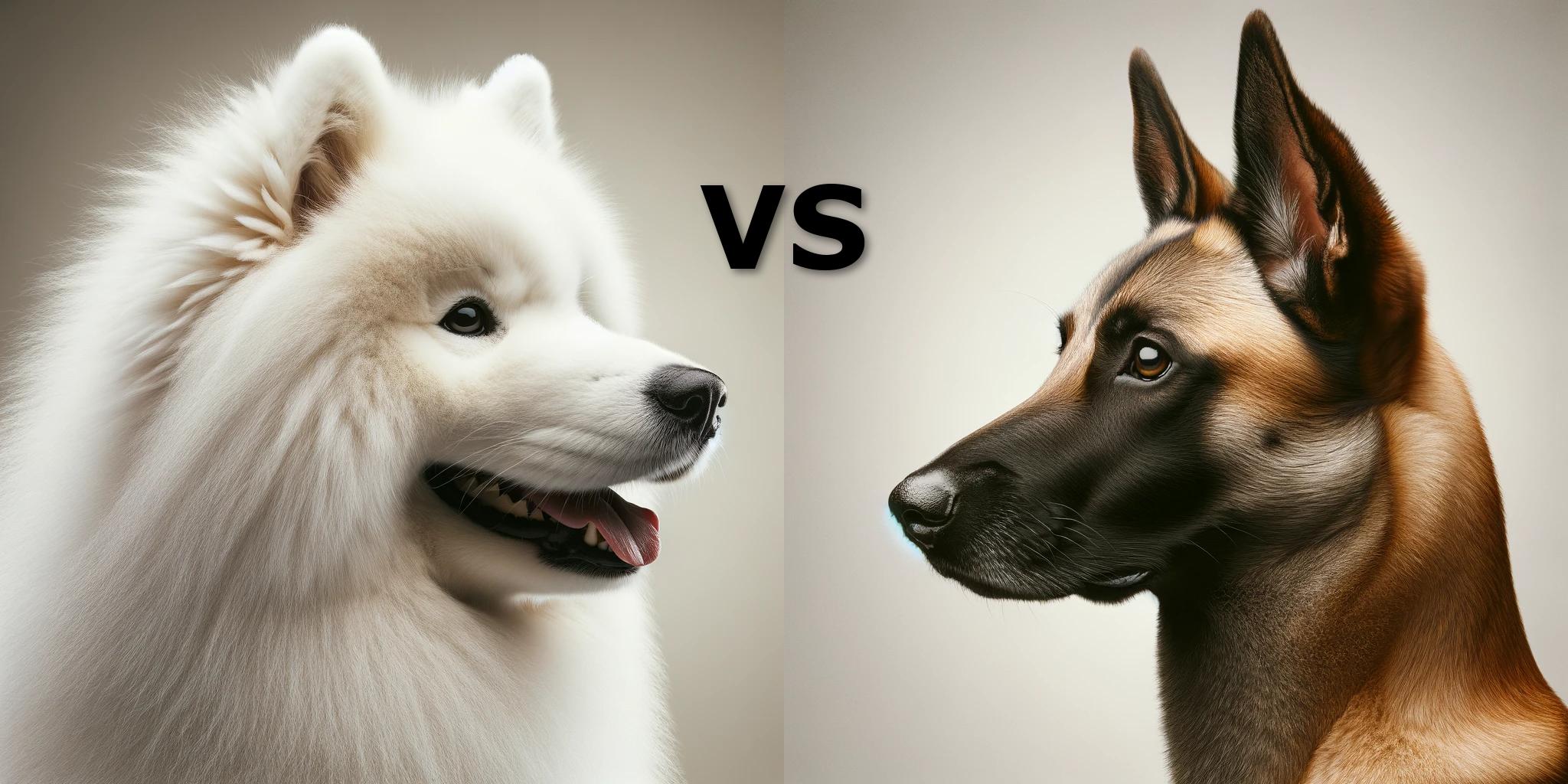 Samoyed vs Belgian Malinois - My Dog Breeds