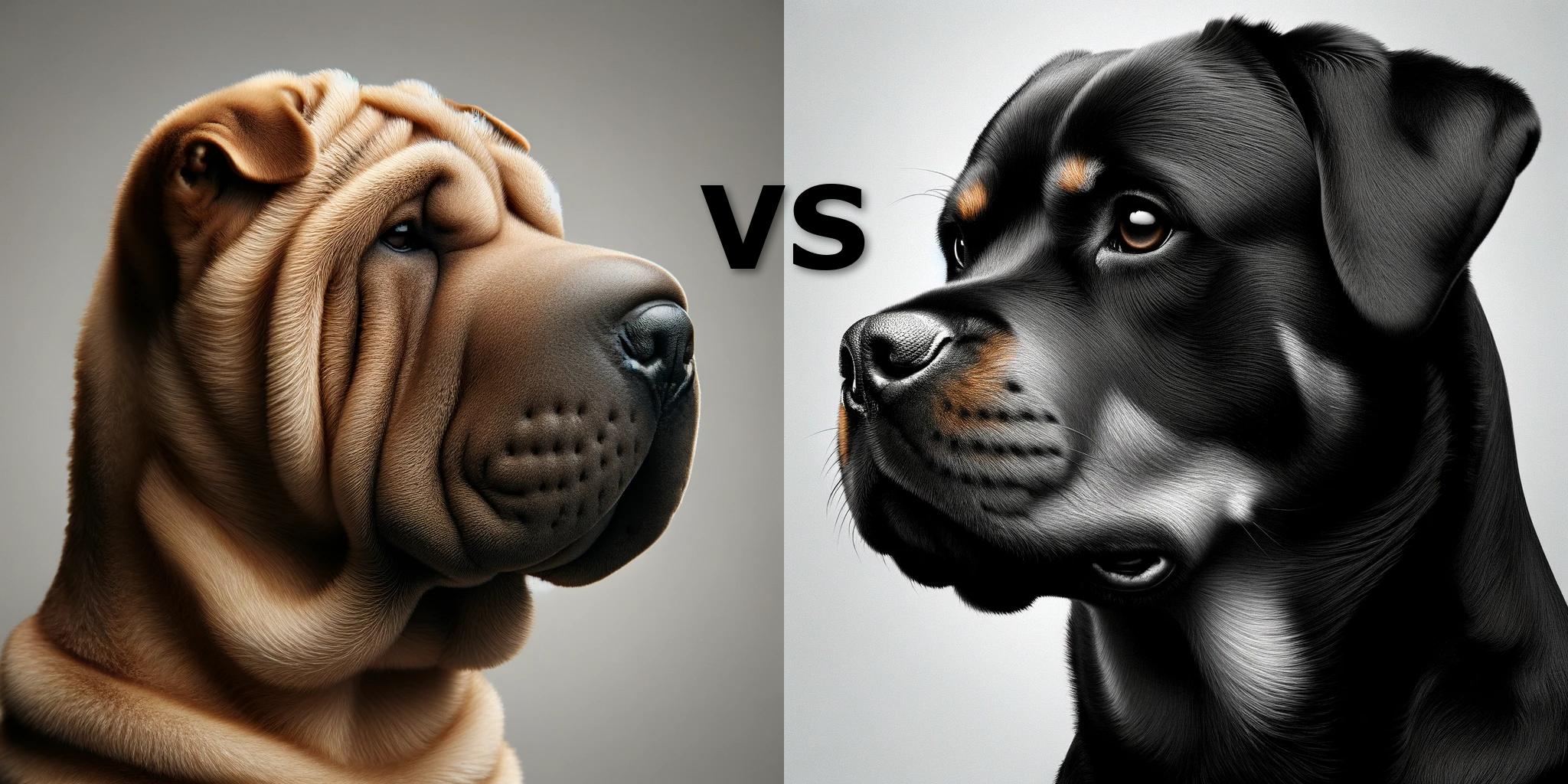 Shar Pei vs Rottweiler - My Dog Breeds