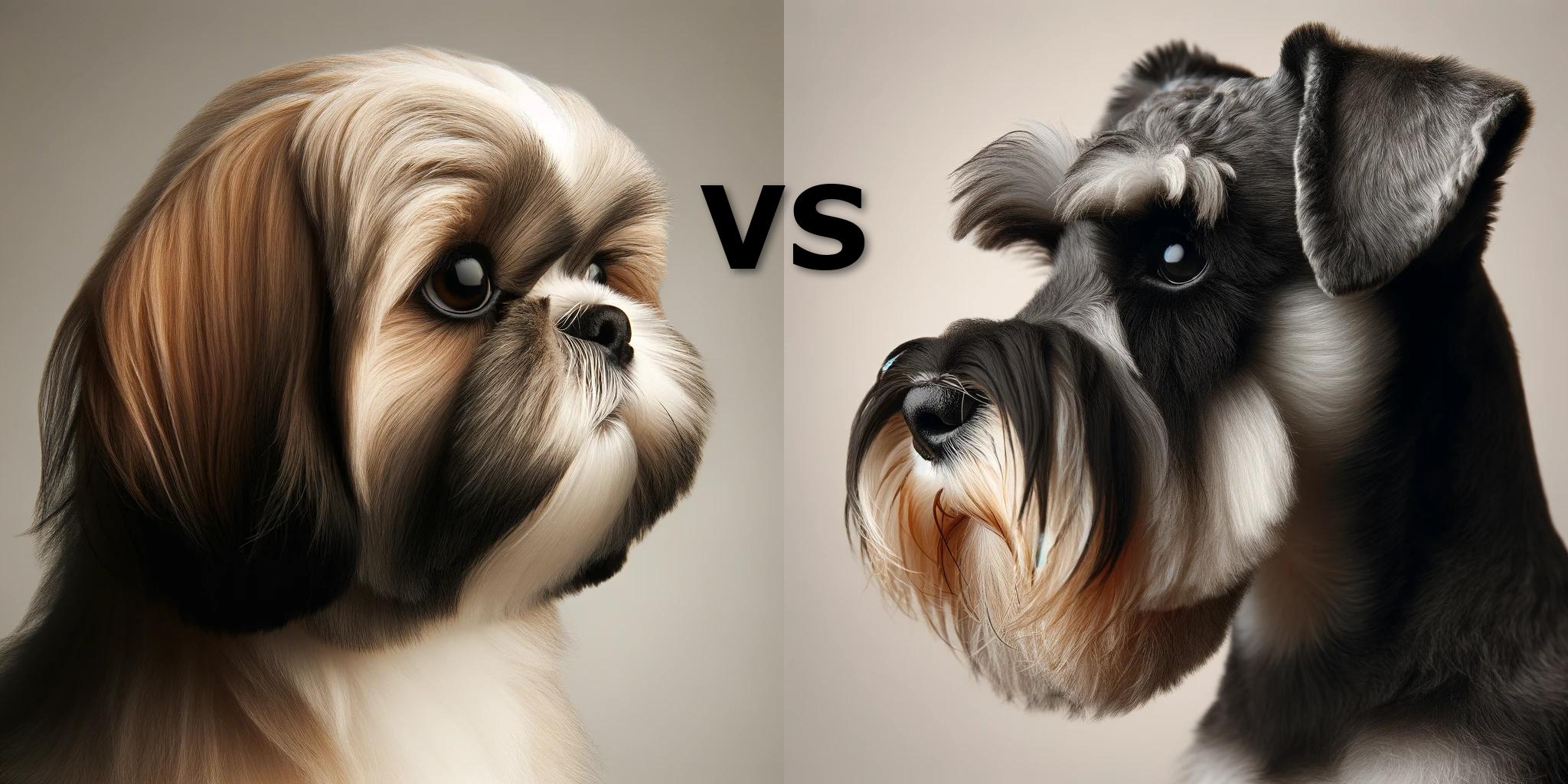 Shih Tzu vs Miniature Schnauzer - My Dog Breeds