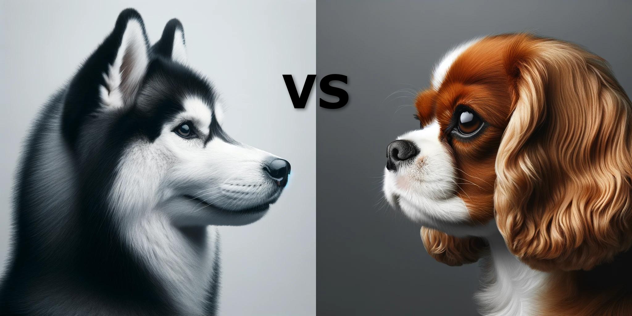 Siberian Husky vs Cavalier King Charles Spaniel - My Dog Breeds