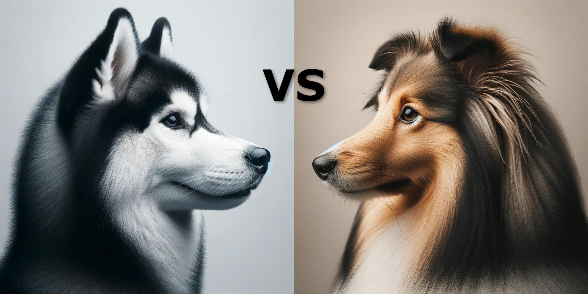 Siberian Husky vs Shetland Sheepdog - My Dog Breeds